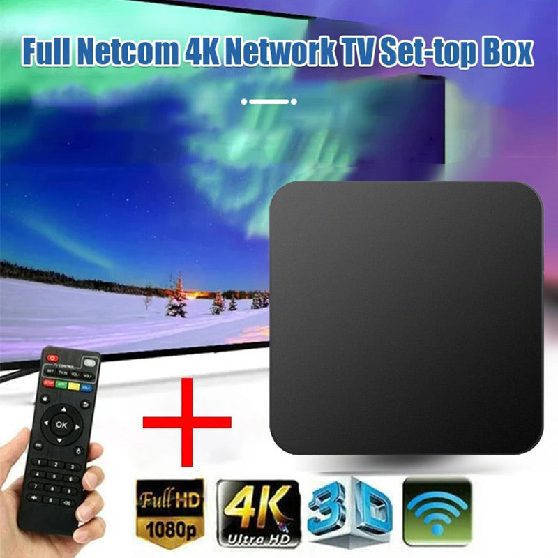 🎬Multifunksjonell 4k HD Internet TV Set-Top Box – luvastro